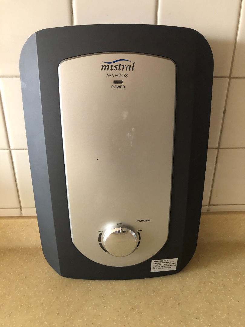 Mistral Instant Shower Heater MSH708, TV & Home Appliances, Water ...