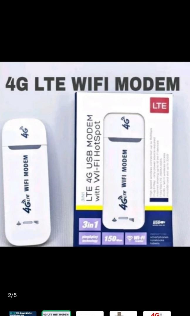 Modem WiFi USB 4G lte, Elektronik, Bagian Komputer & Aksesoris di Carousell