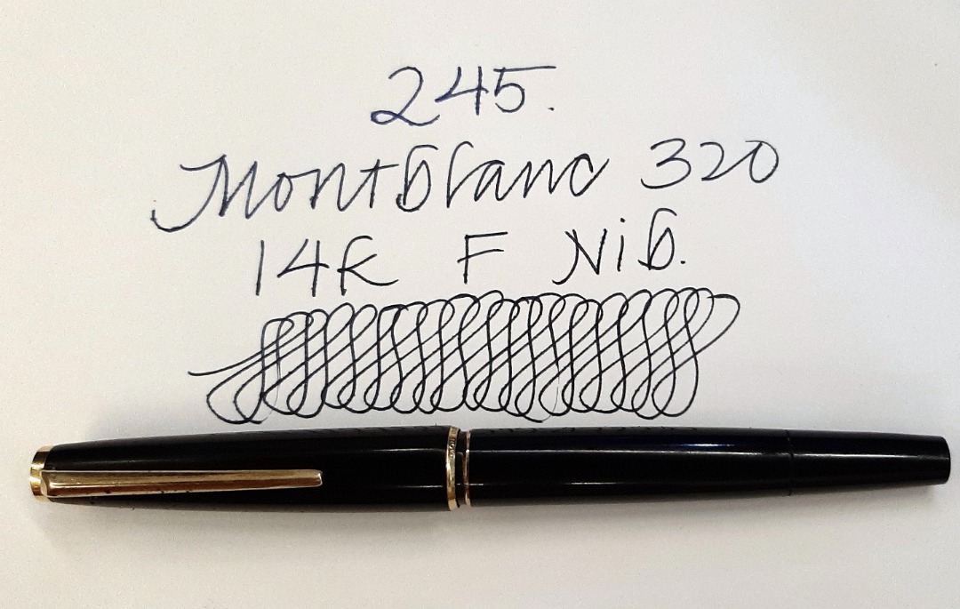 Montblanc 320 Fountain Pen, Hobbies & Toys, Memorabilia & Collectibles ...