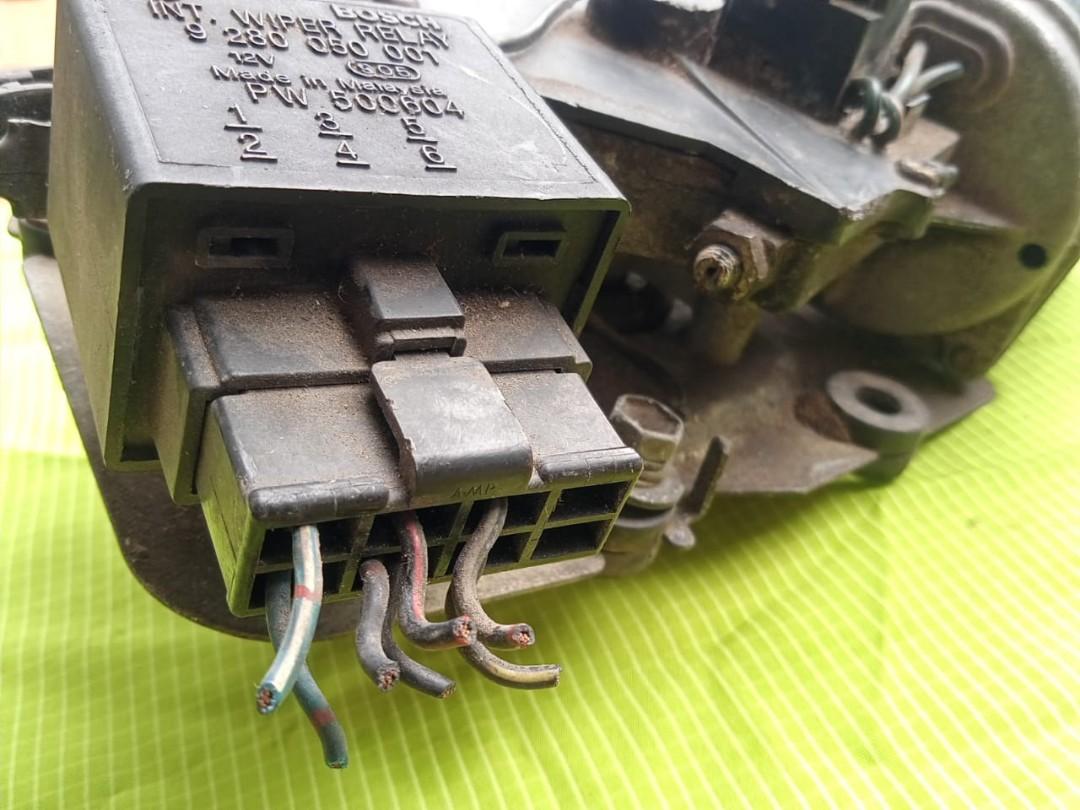 Motor wiper original wira DENSO....siap relay BOSCH....arga siap pos ...