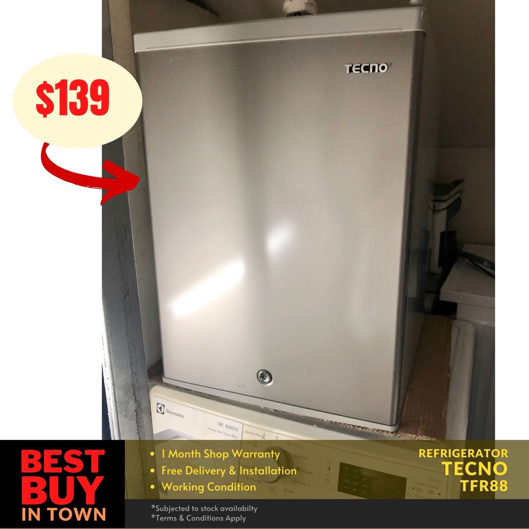 MUST BUY! TECNO 66L Compact Mini Bar-Fridge, TV & Home Appliances ...