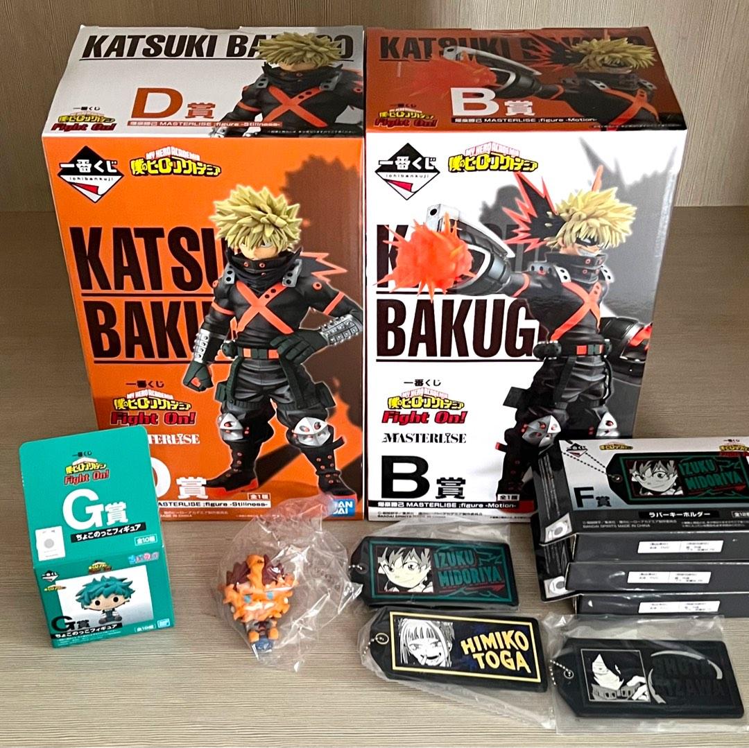My hero academia kuji MHA kuji bakugo Prize B Prize D Endeavor mini ...