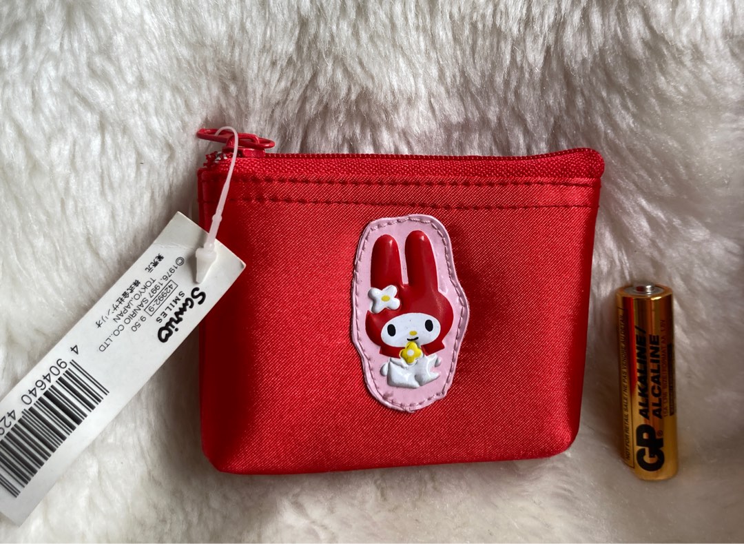 My melody Sanrio coin purse with paper tag, Women's Fashion, Bags ...