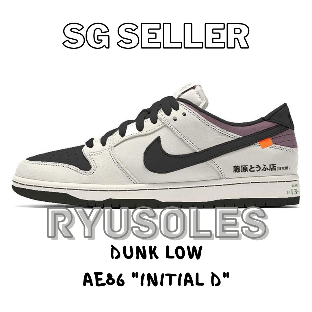 Nike Dunk Low Toyota AE86 "Initial D" Tofu Shop, Men's Fashion ...