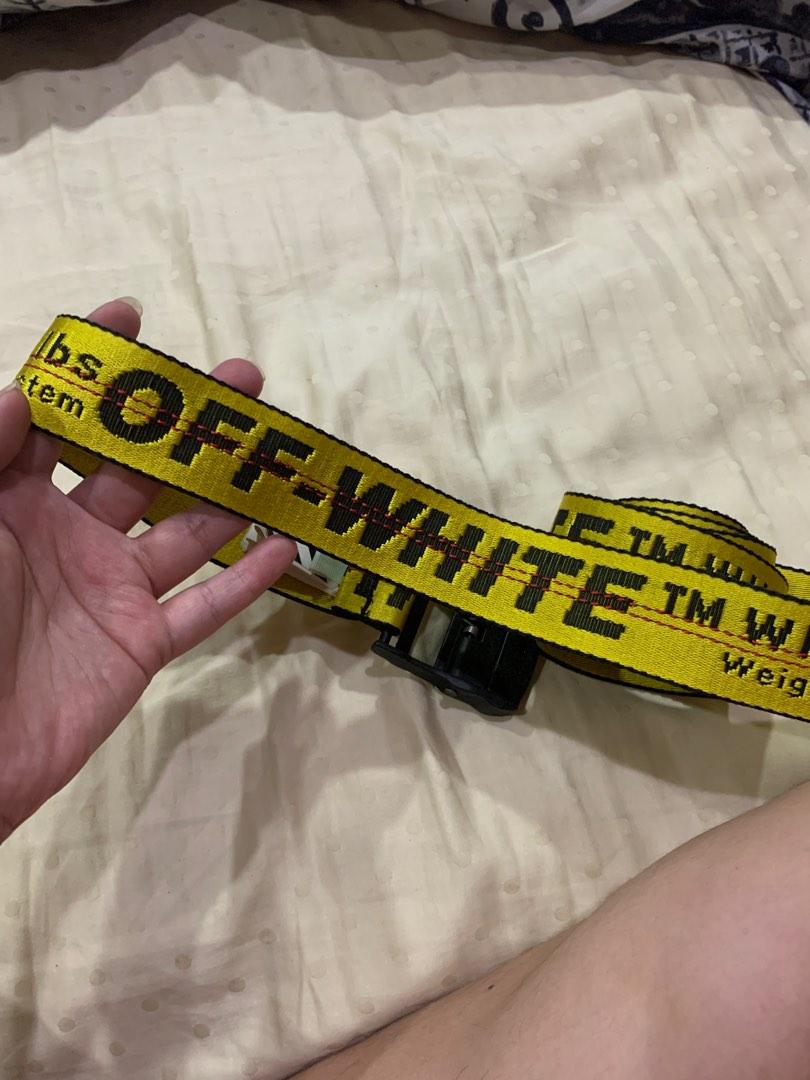 Off White Industrial Belt, Men's Fashion, Watches & Accessories, Belts ...