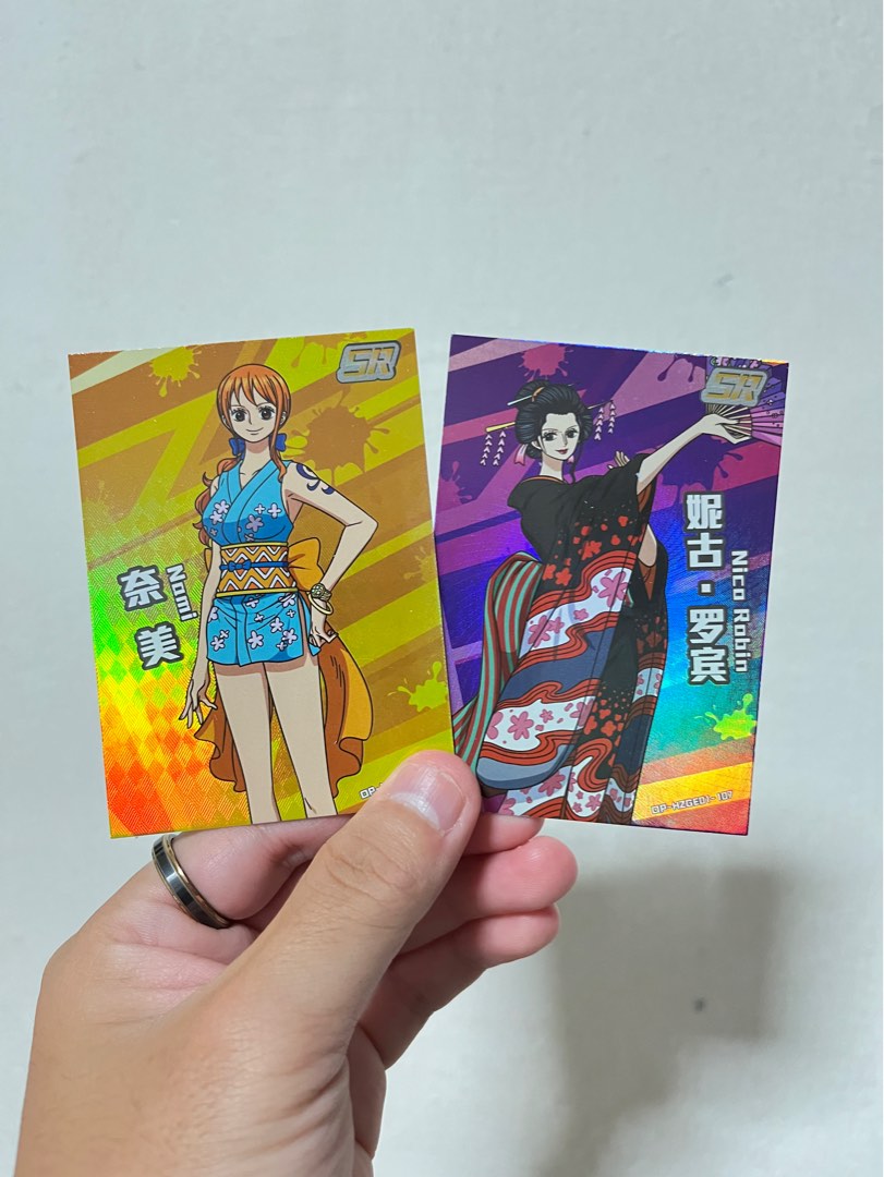One Piece Collectible Cards Waifu Nami Nico Robin Yamato, Hobbies ...