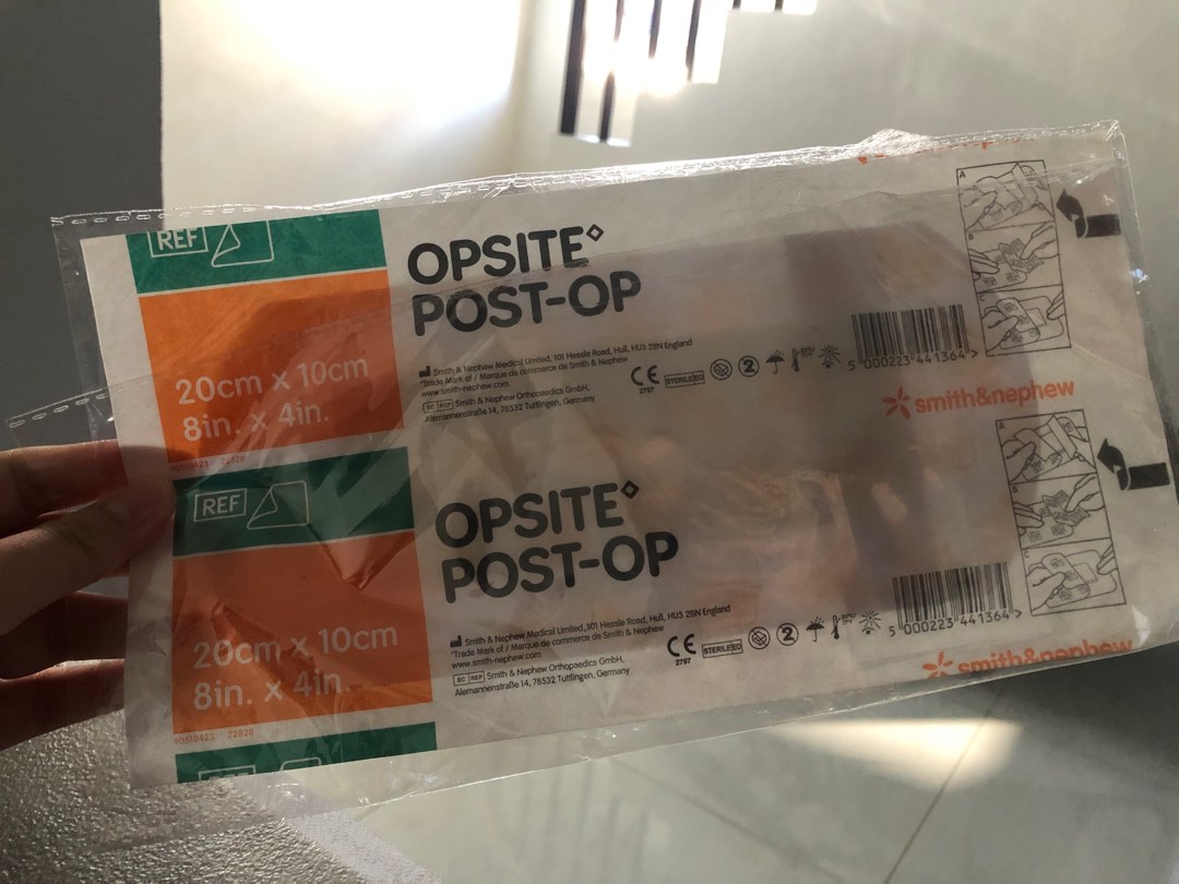 Opsite post-op 20cm x 10cm, Health & Nutrition, Medical Supplies ...