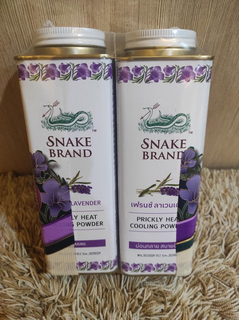 Original Snake Brand Prickly Heat Cooling Powder from Thailand, Beauty ...