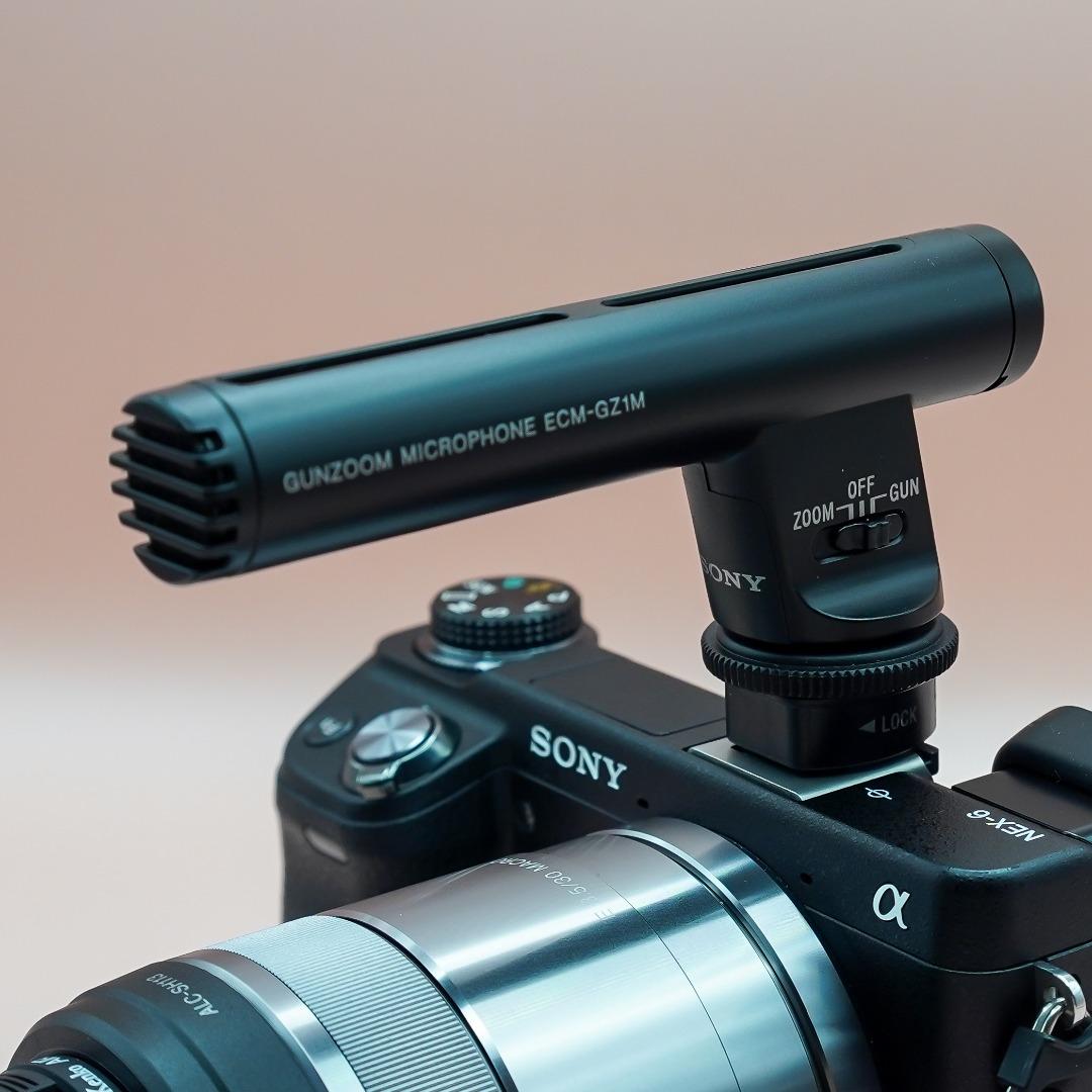 Original Sony Gunzoom Microphone ECM-GZ1M for Multi-Interface Shoe ...