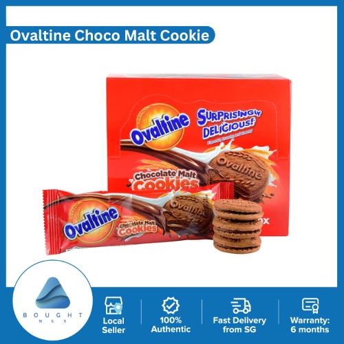 Whole Box(12pckts x 30g) Ovaltine Chocolate Malt Cookie 30g, Food ...