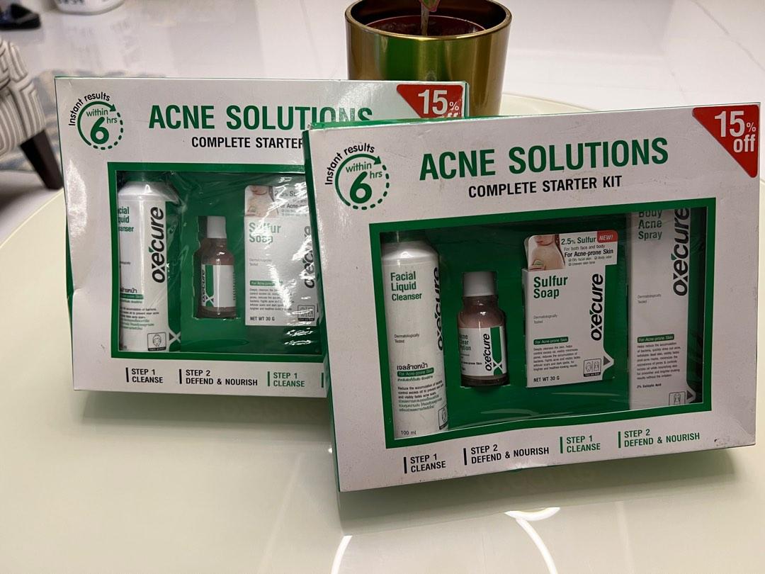OXECURE ACNE SOLUTIONS SET, Beauty & Personal Care, Face, Face Care on ...