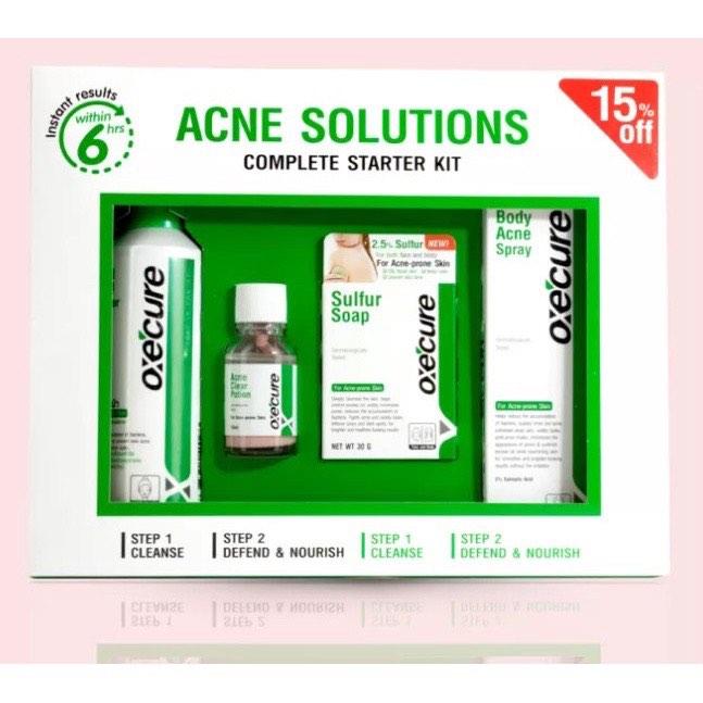 OXECURE ACNE SOLUTIONS SET, Beauty & Personal Care, Face, Face Care on ...
