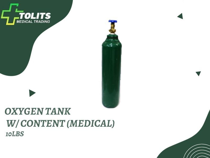 Oxygen Tank 10LBS with Content, Health & Nutrition, Assistive ...
