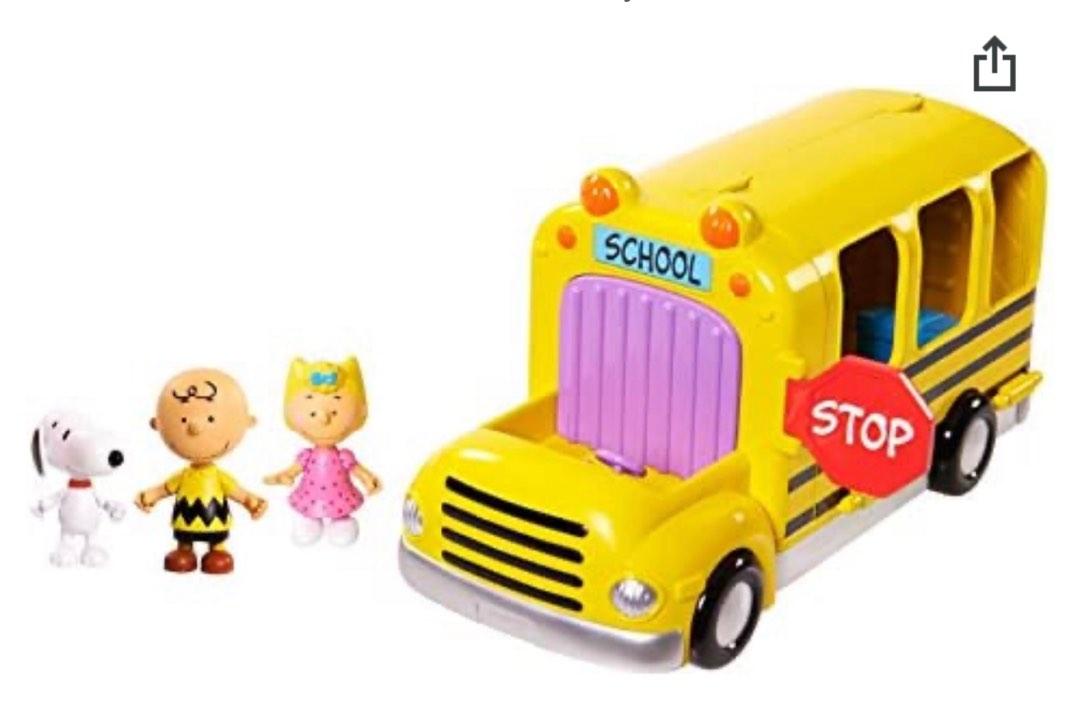 Peanuts Snoopy School Bus, Hobbies & Toys, Toys & Games on Carousell