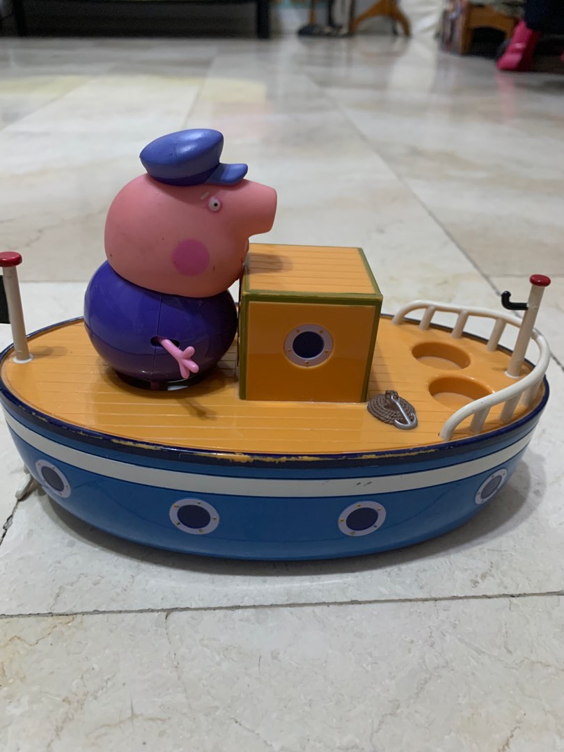 Peppa Pig boat set, Hobbies & Toys, Toys & Games on Carousell