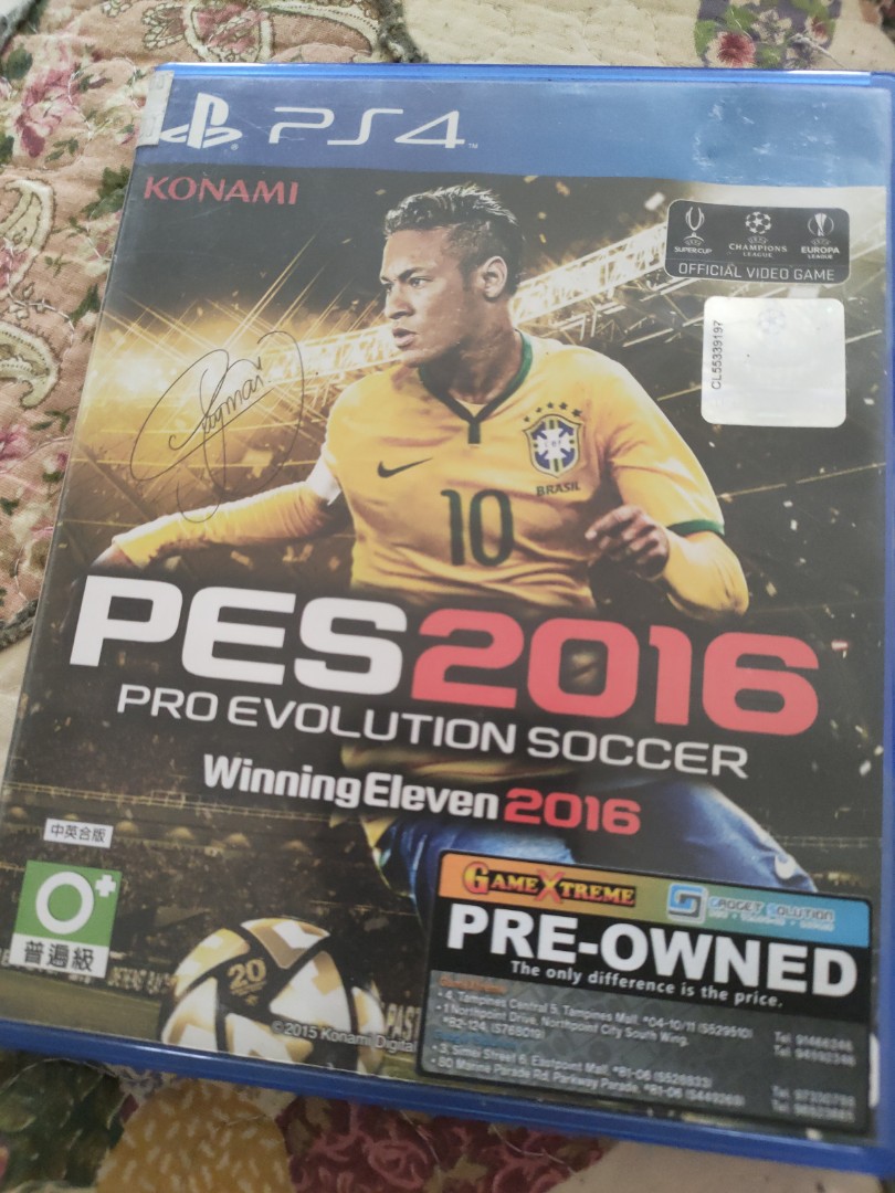 PES2016 Pro evolution soccer PS4, Video Gaming, Video Game Consoles ...
