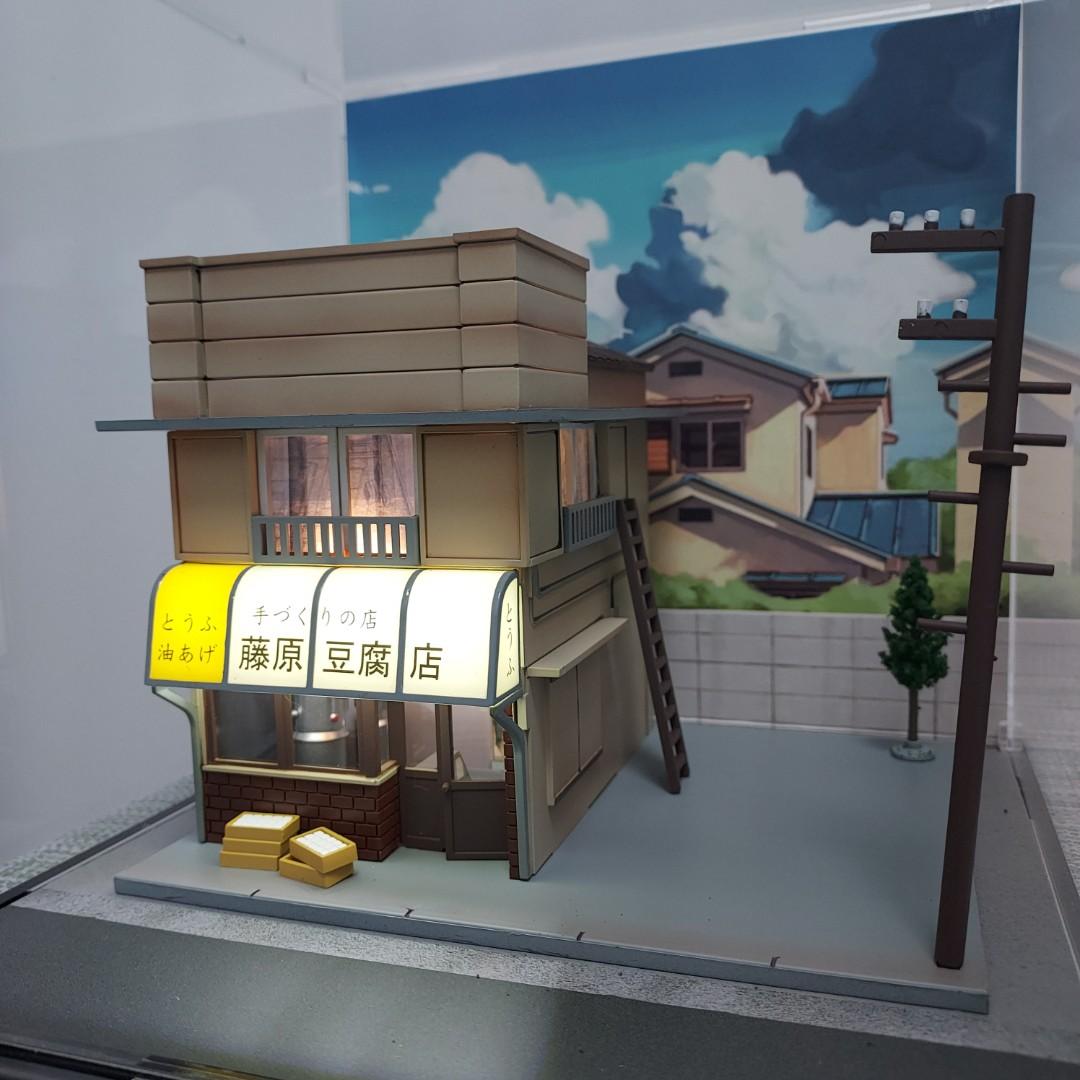 Initial D 1/64 Fujiwara Tofu Shop + upgrade kit bundle diorama set ...