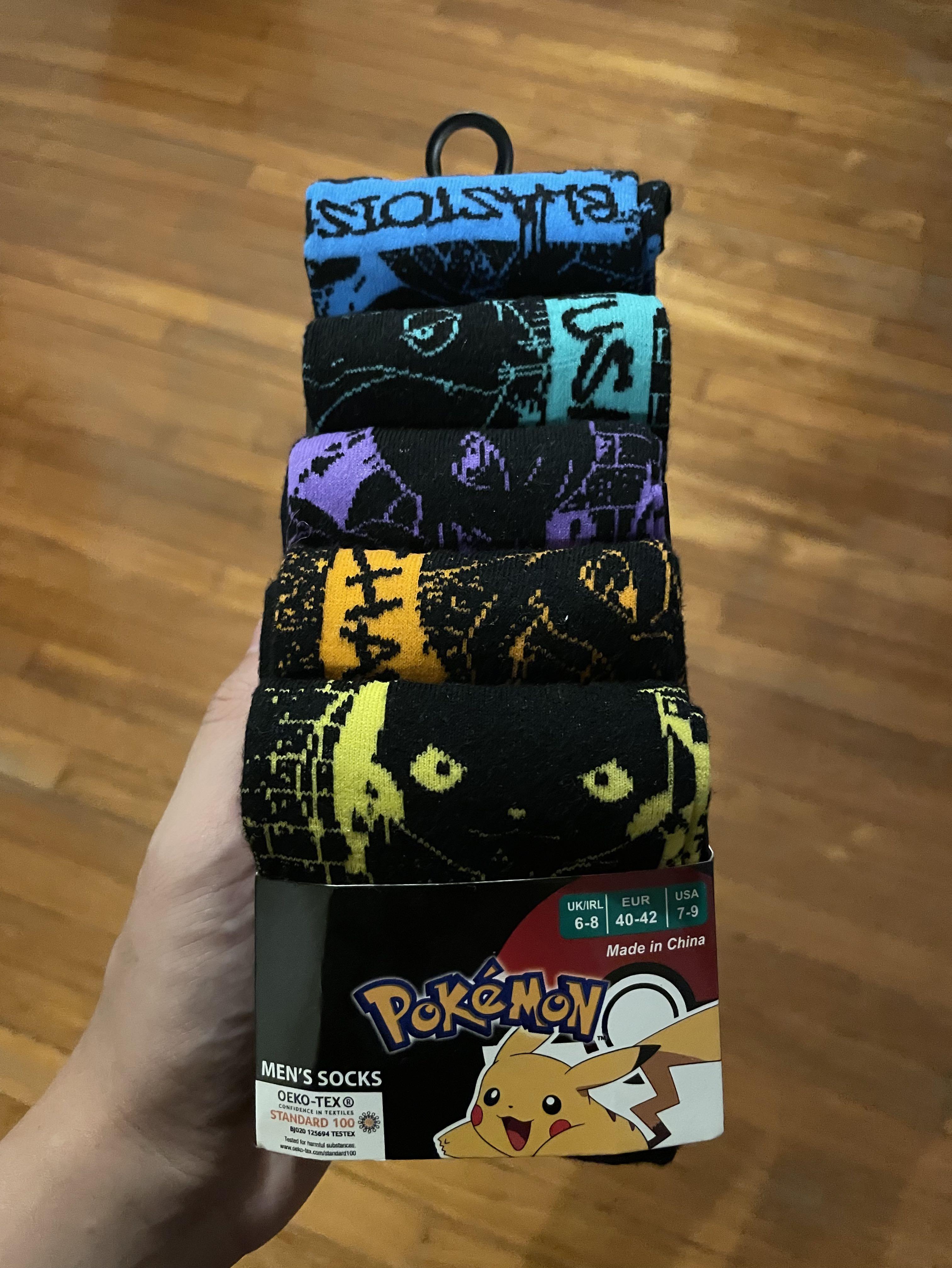 Pokémon socks, Men's Fashion, Watches & Accessories, Socks on Carousell