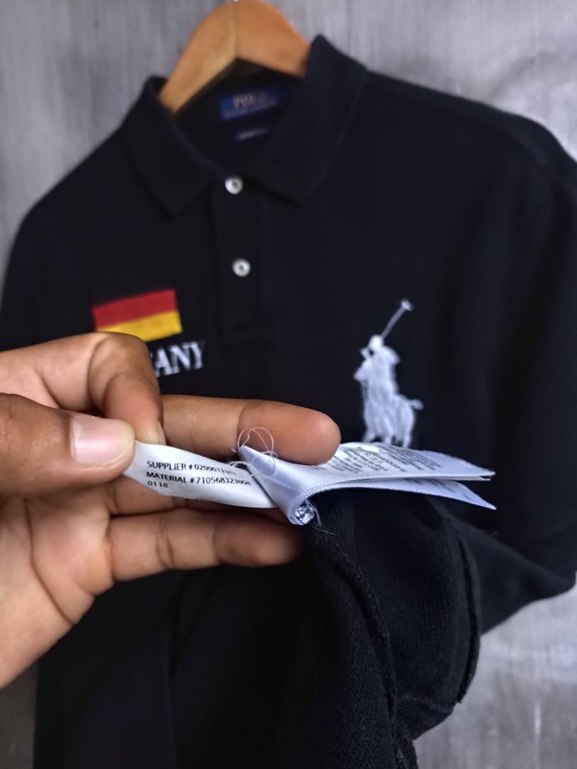 POLO RALPH LAUREN BIG PONY/GERMANY POLO SHIRT, Men's Fashion, Tops ...