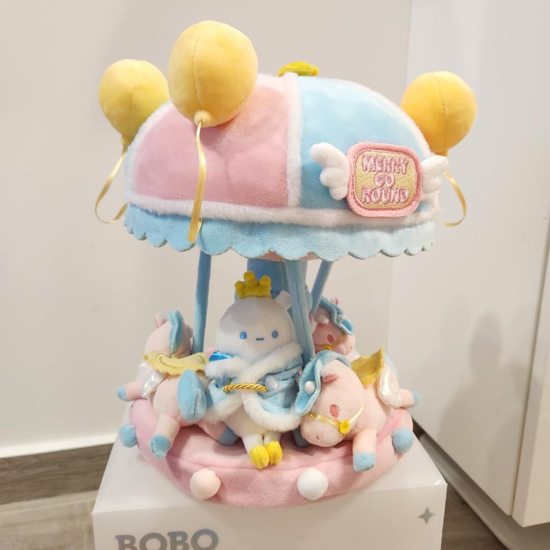 Pop Mart BOBO and COCO Merry Go Round Plush with Box, Hobbies & Toys ...