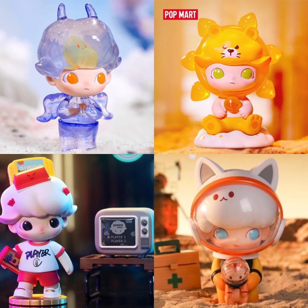 POPMART Dimoo Aquarium Sea Butterfly / Zodiac Leo / Time Roaming Video ...