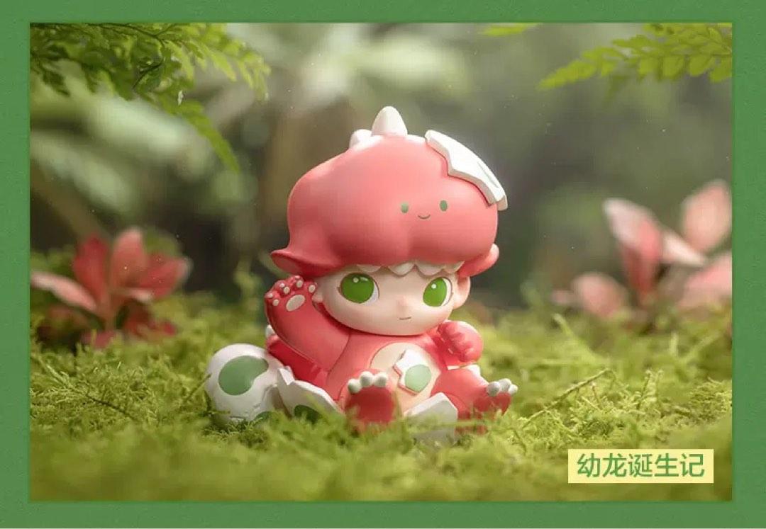 Popmart Dimoo Jurassic (Birth of a Baby Dinosaur), Hobbies & Toys, Toys ...