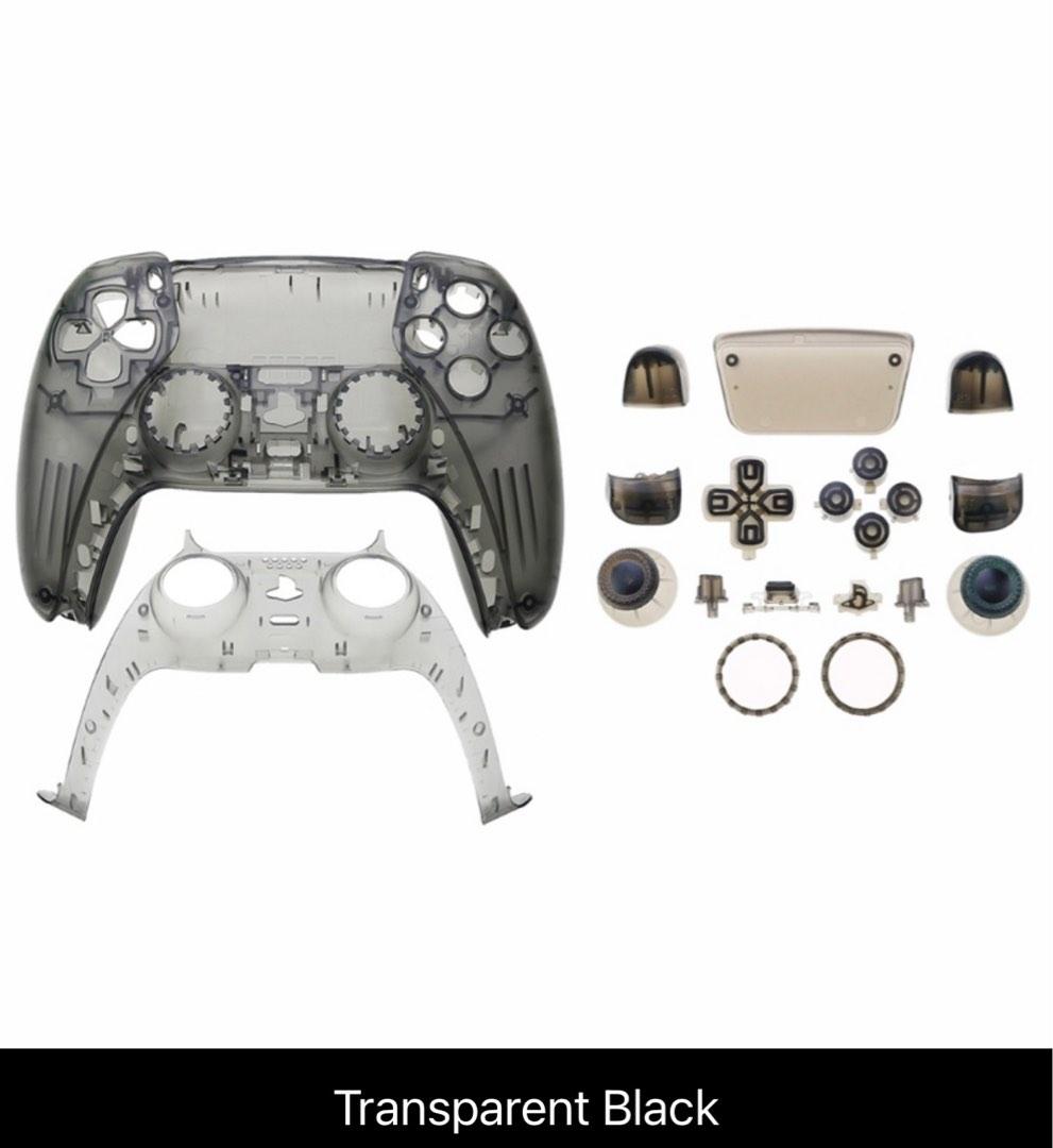 PS5 Black Transparent Housing Shell with buttons, Video Gaming, Gaming ...
