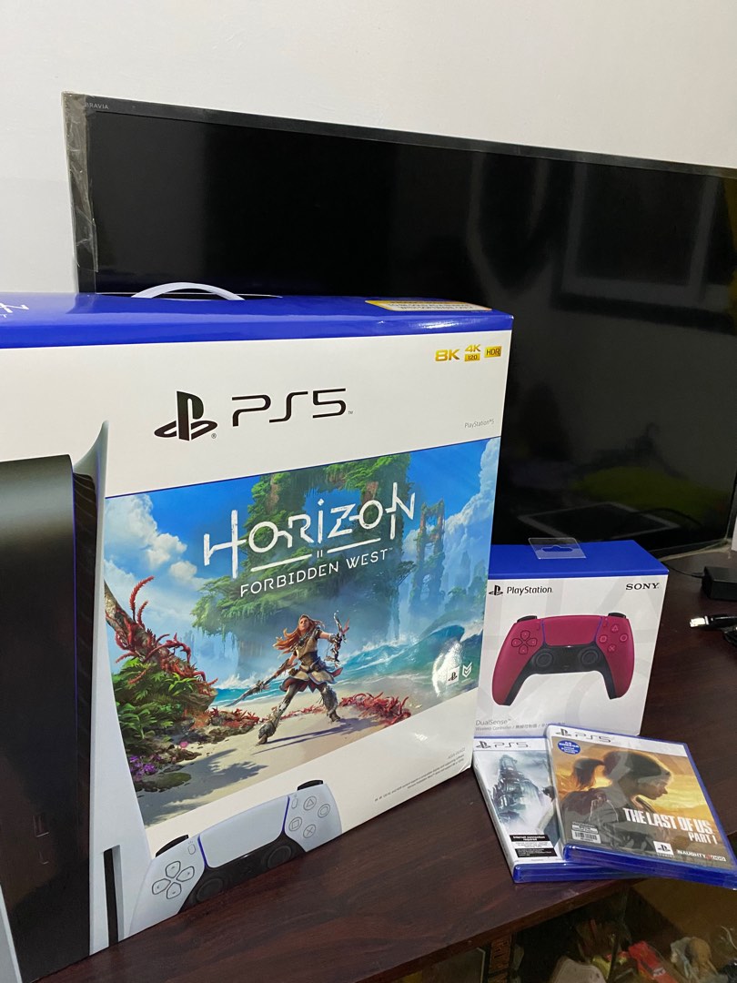 PS5 Disc Edition Brand New Horizon, Video Gaming, Video Game Consoles ...