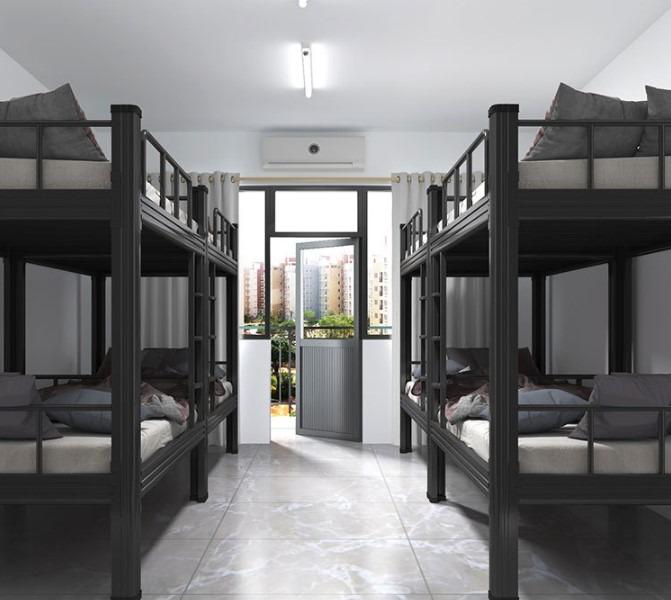 QUALITY STEEL DOUBLE DECKER BED FULL SET | BUNKER BED | WITH BED BOARD ...
