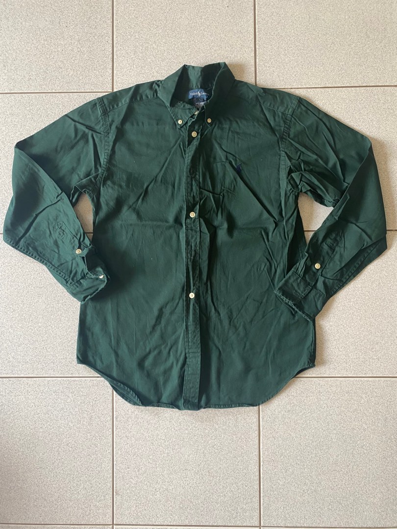Ralph Lauren Green Polo, Men's Fashion, Tops & Sets, Tshirts & Polo Shirts on Carousell