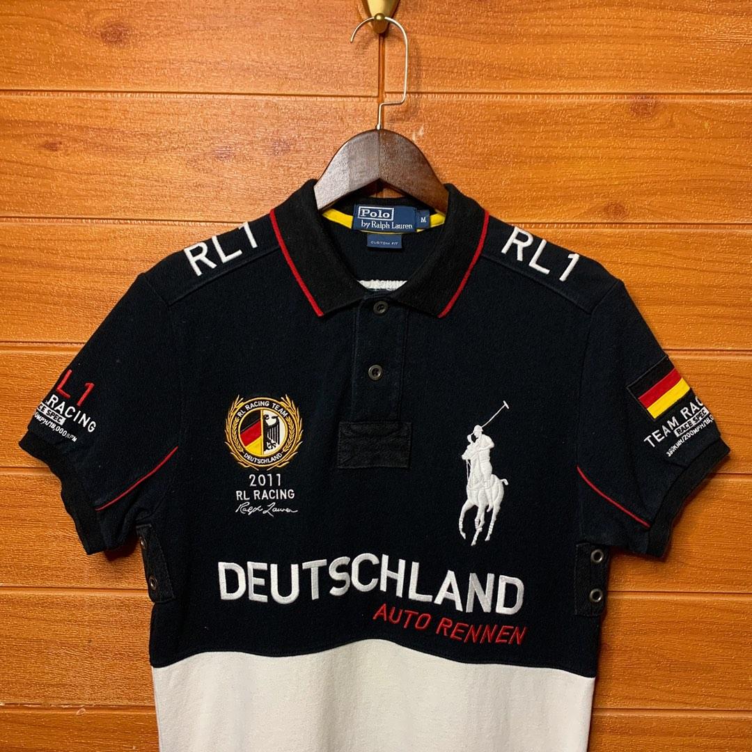 Ralph Lauren RL Racing Polo shirt DEUTSCHLAND, Men's Fashion, Tops ...