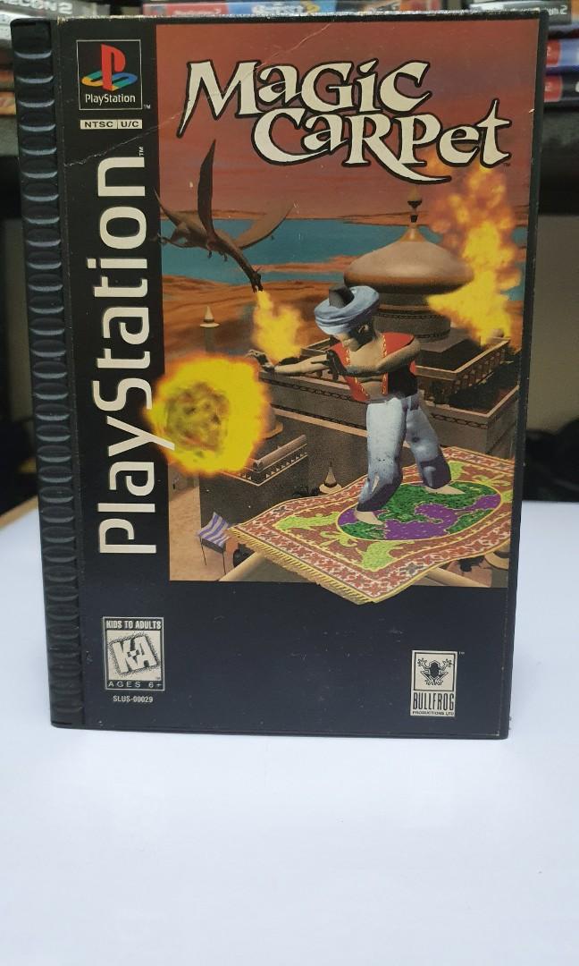Rare Longbox Magic Carpet ps1 (Sony Playstation 1, ntsc u/c), Video ...