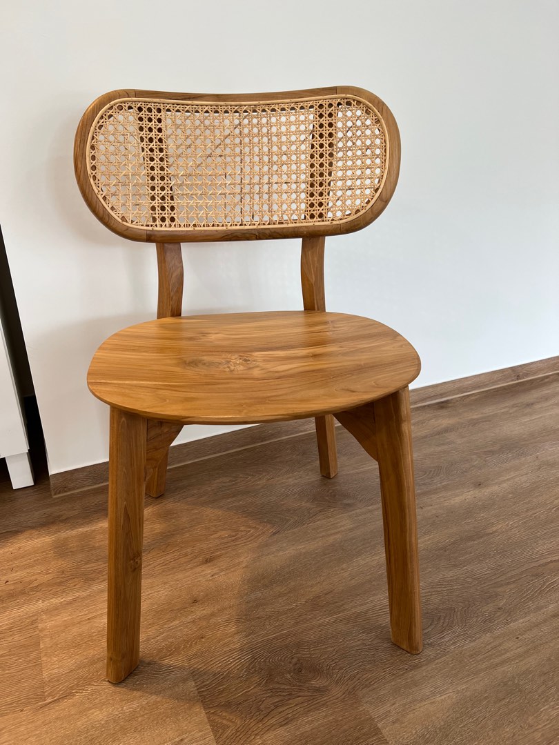 Rattan Suar wood Chair, Furniture & Home Living, Furniture, Chairs on ...