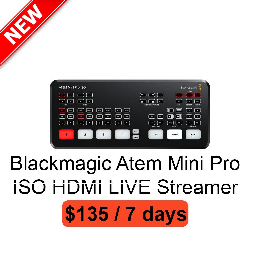 [RENT] Blackmagic Atem Mini Pro ISO | Blackmagic Atem Mini ...