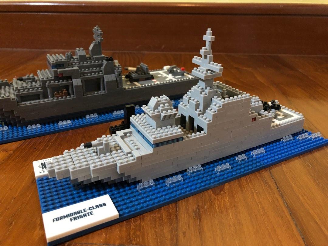 Republic of Singapore (RSN) Navy Lego Ships - Submarine, Landing Ship ...