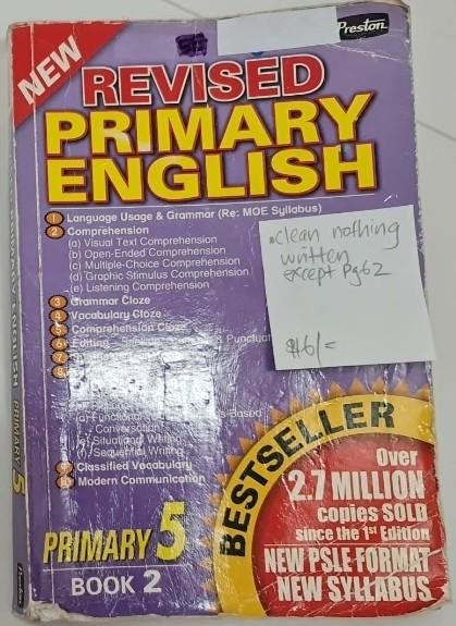 Revised Primary English Primary 5 Book 2, Hobbies & Toys, Books ...