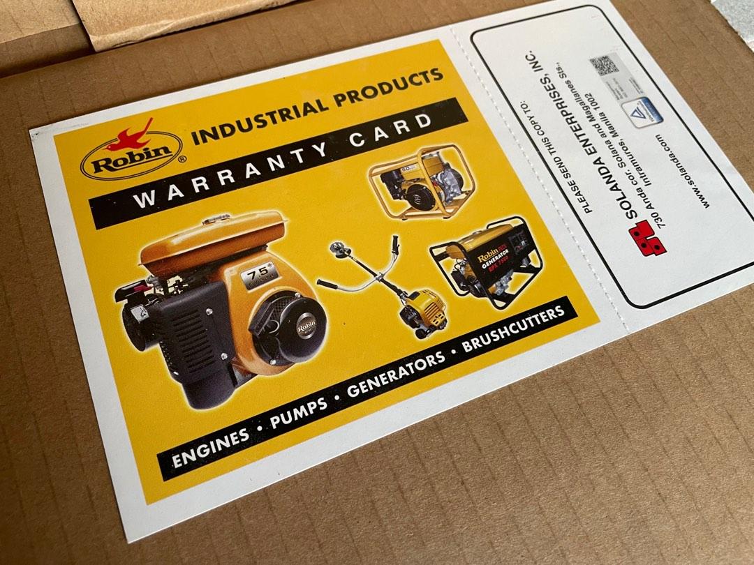 Robin Gas Engine 7.5hp, Commercial & Industrial, Construction Tools ...