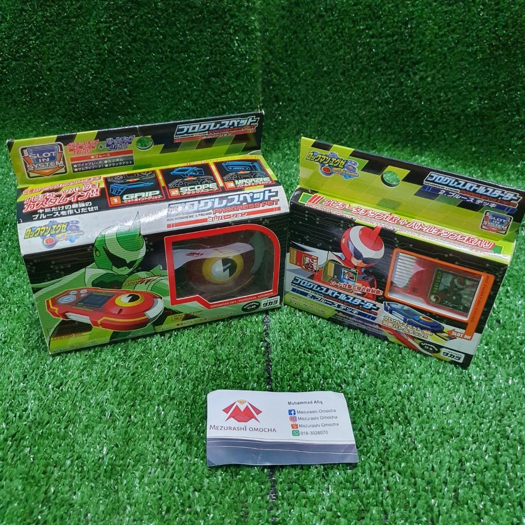 Rockman Exe Progress PET Enzan + Progress Battle Starter 2 - Blues Deck ...