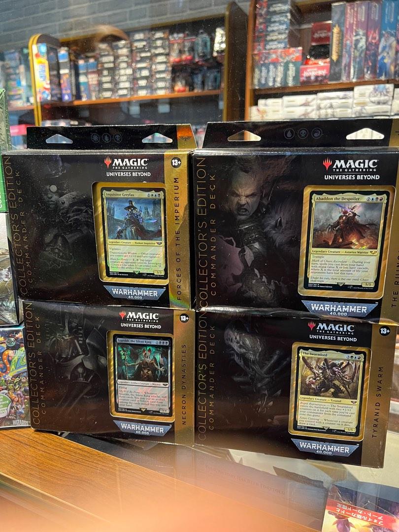 RUSH Warhammer 40k x MTG commander (foil) sold as set, Hobbies & Toys ...