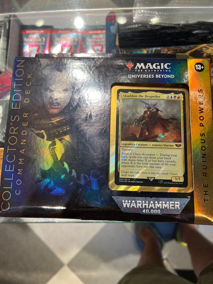 RUSH Warhammer 40k x MTG commander (foil) sold as set, Hobbies & Toys ...