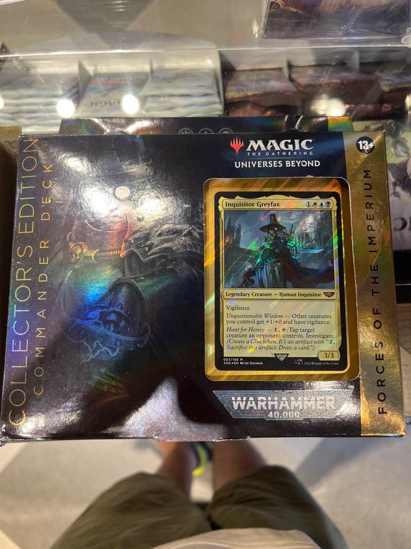 RUSH Warhammer 40k x MTG commander (foil) sold as set, Hobbies & Toys ...