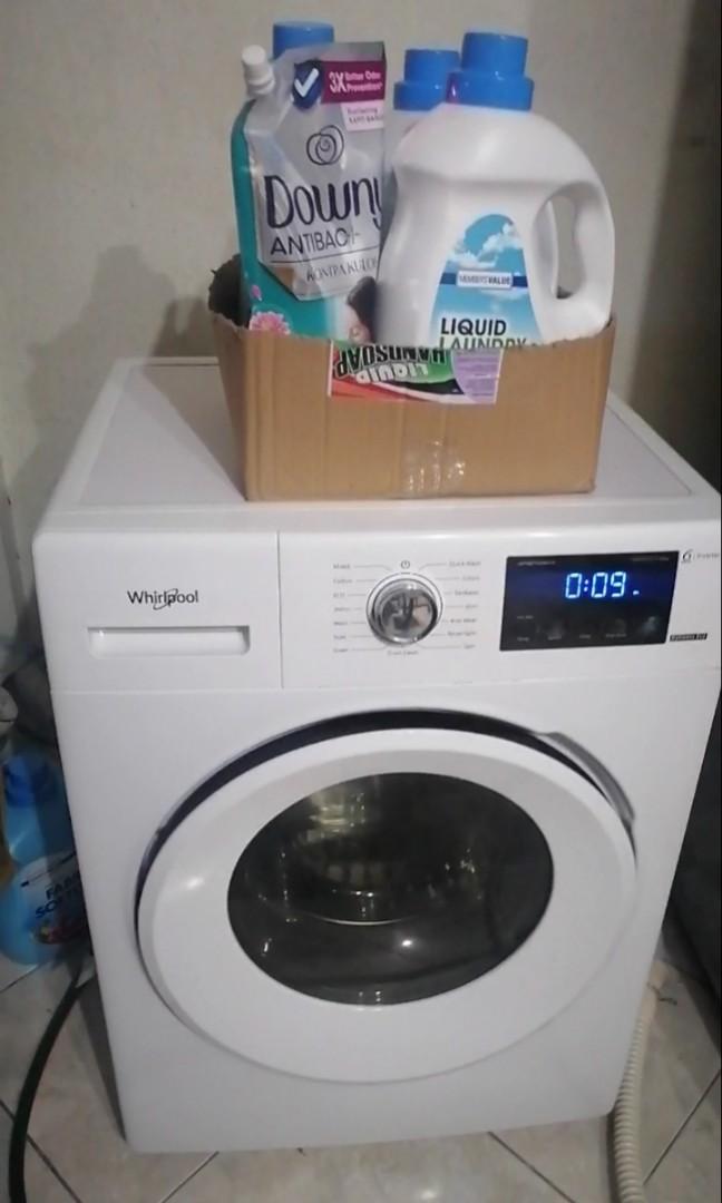 RUSH! Whirlpool 7.5kg inverter 6th sense, TV & Home Appliances, Washing ...