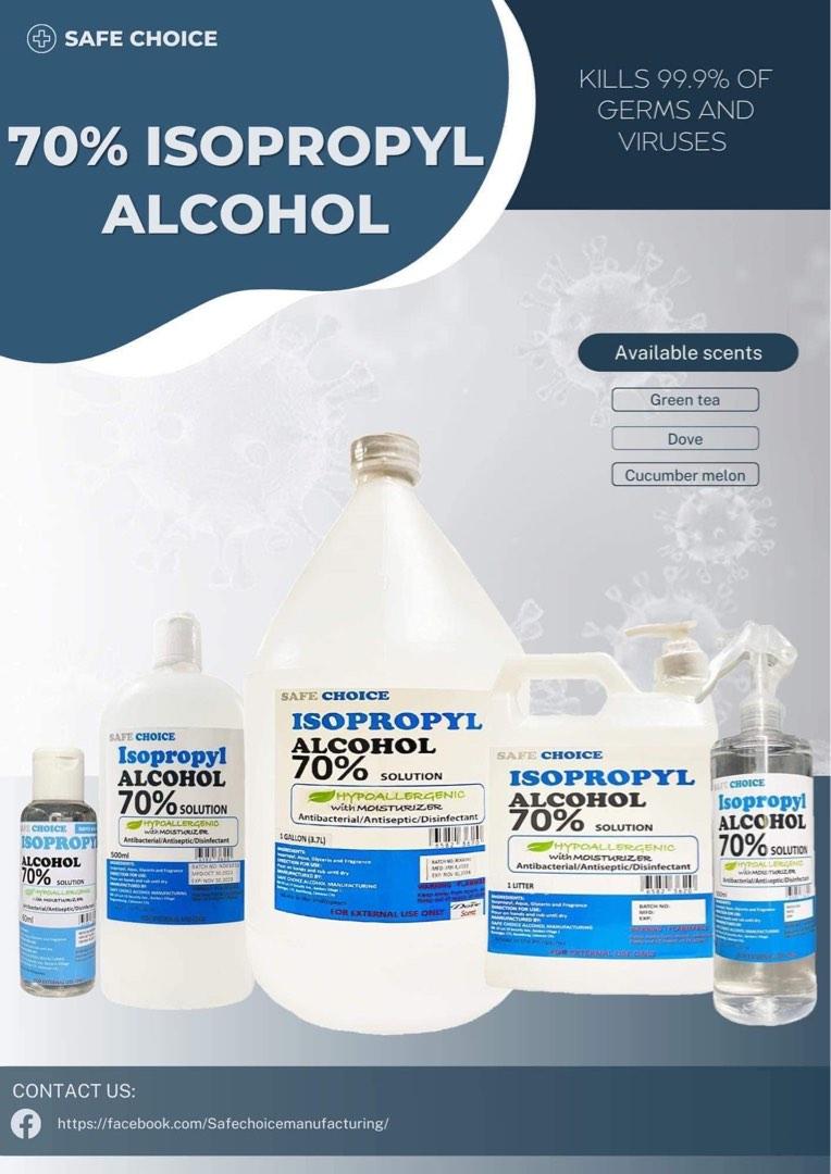 SafeChoice Alcohol, Beauty & Personal Care, Sanitizers & Disinfectants ...