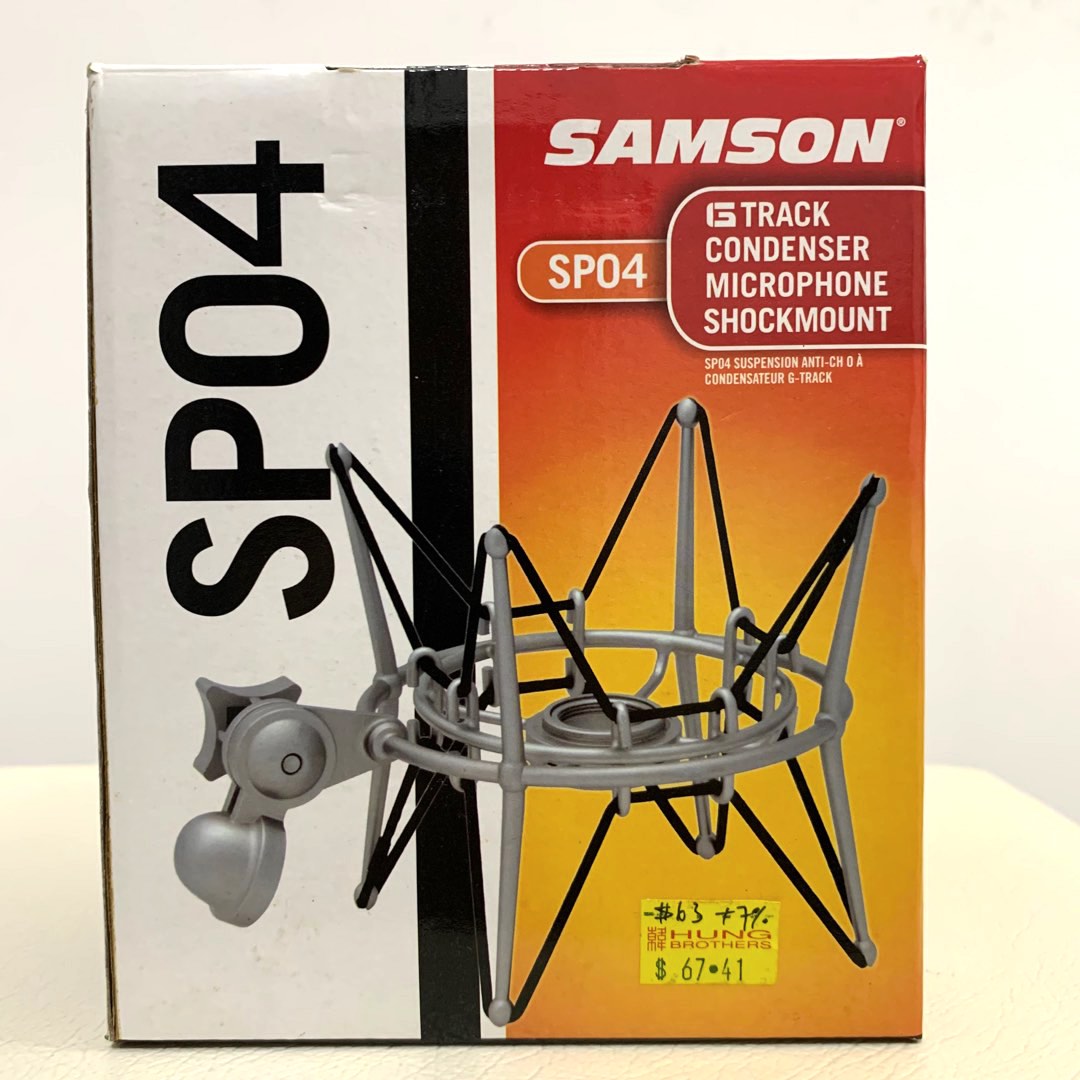 SAMSON SP04 G-Track Microphone Shockmount, Audio, Microphones on Carousell