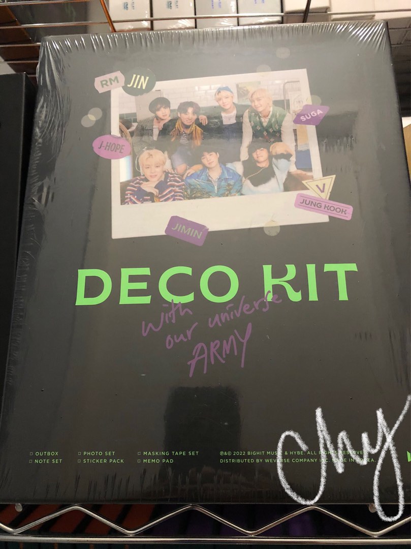 [SEALED] BTS 2021 DECO KIT, Hobbies & Toys, Memorabilia & Collectibles ...