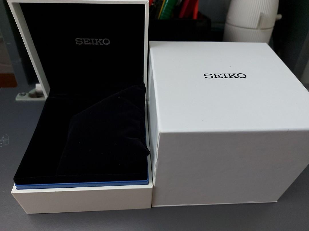 Seiko watch box, Men's Fashion, Watches & Accessories, Accessory holder ...
