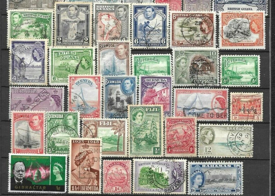 Selection of Vintage Commonwealth Stamps, Hobbies & Toys, Memorabilia ...