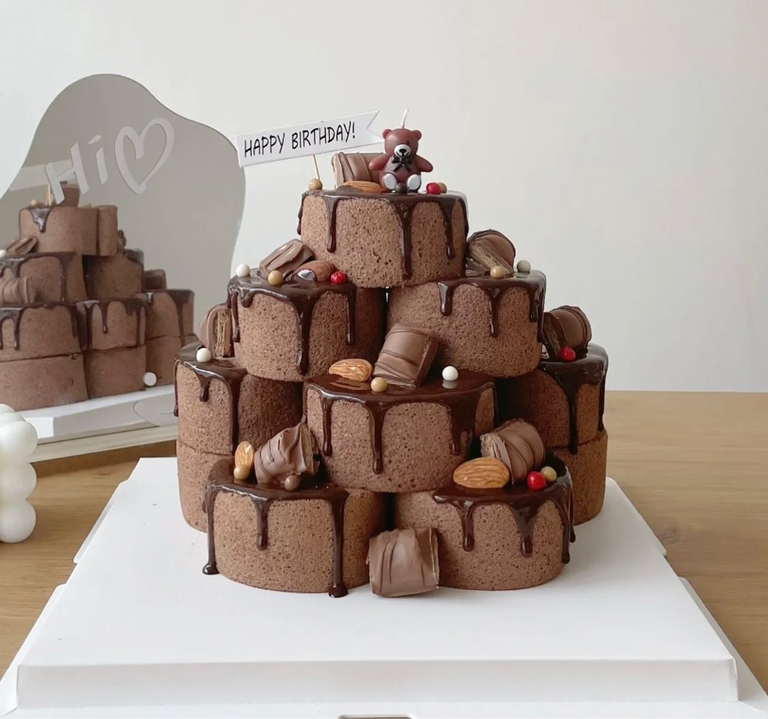 Stackable cake / customized cake / Swiss roll, Food & Drinks, Homemade ...