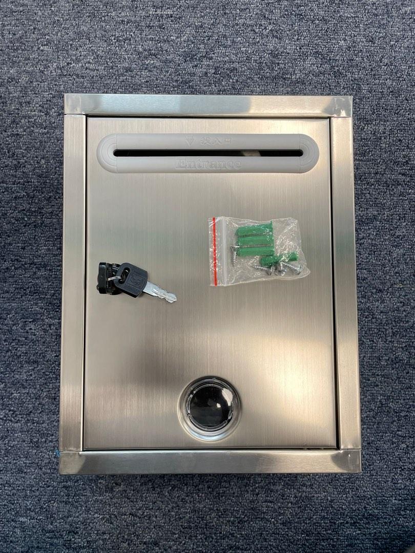 Stainless Steel Letter Box Metal, Furniture & Home Living, Home Decor ...