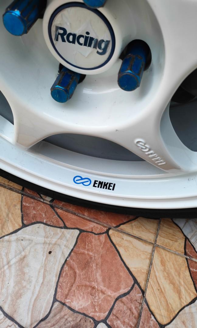 Sticker sportrim ENKEI RPO1, Auto Accessories on Carousell